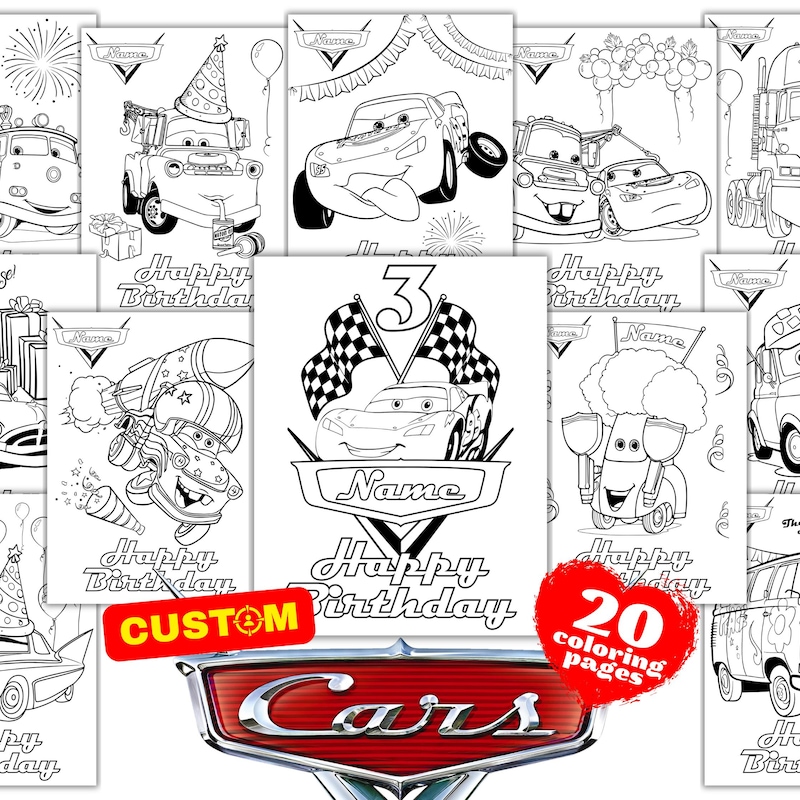 Car Valentines Printables - Etsy