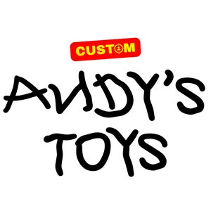 Personalized Custom Andy's Toys Box Sign, Toy Story Andy Name Logo PNG, Toy Story Original ...