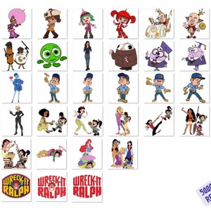 Wreck-it Ralph SVG & PNG Cliparts Bundle, Wreck-it Ralph Sublimation ...