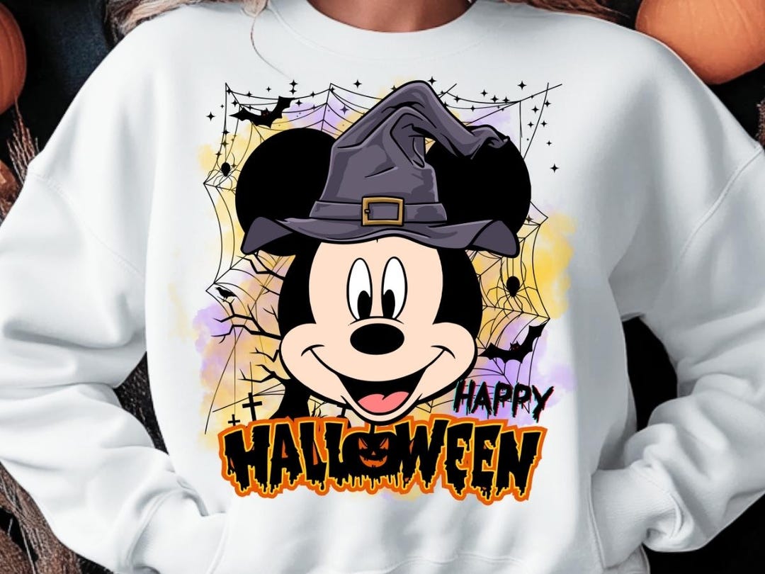 Halloween Mickey Mouse Face Head SVG PNG Clipart, Mickey Mouse Head ...