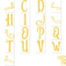 Tangled Alphabet Letters Cliparts Bundle, Tangled Rapunzel Font ...