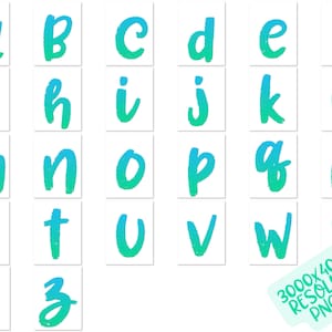 Luca Alphabet Letters Cliparts Bundle, Luca Disney Sublimation Cliaprts ...