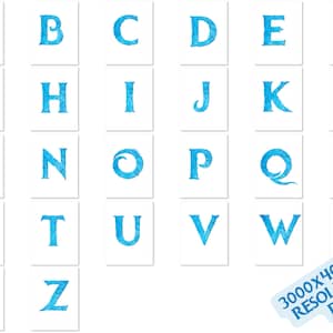 Frozen Alphabet Iced Letters Cliparts Bundle, Frozen PNG Cartoon ...