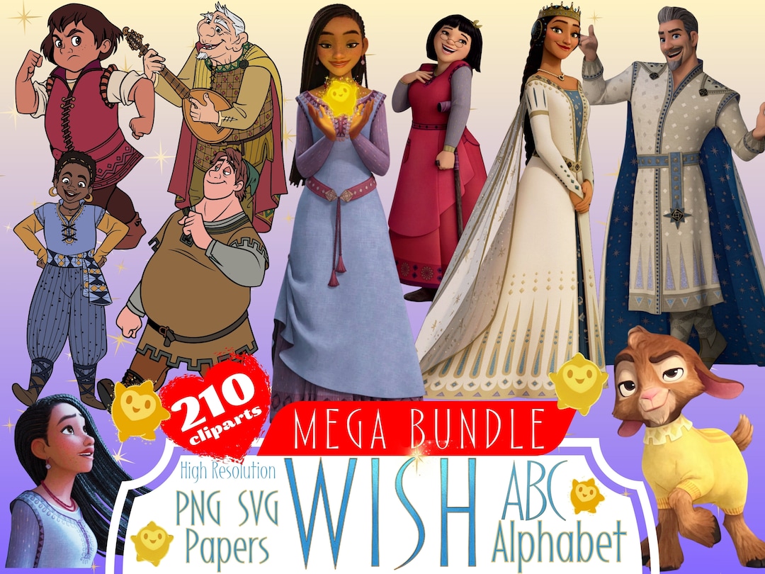 Wish PNG and SVG Cliparts Mega Bundle, Wish Alphabet Font Letters ...