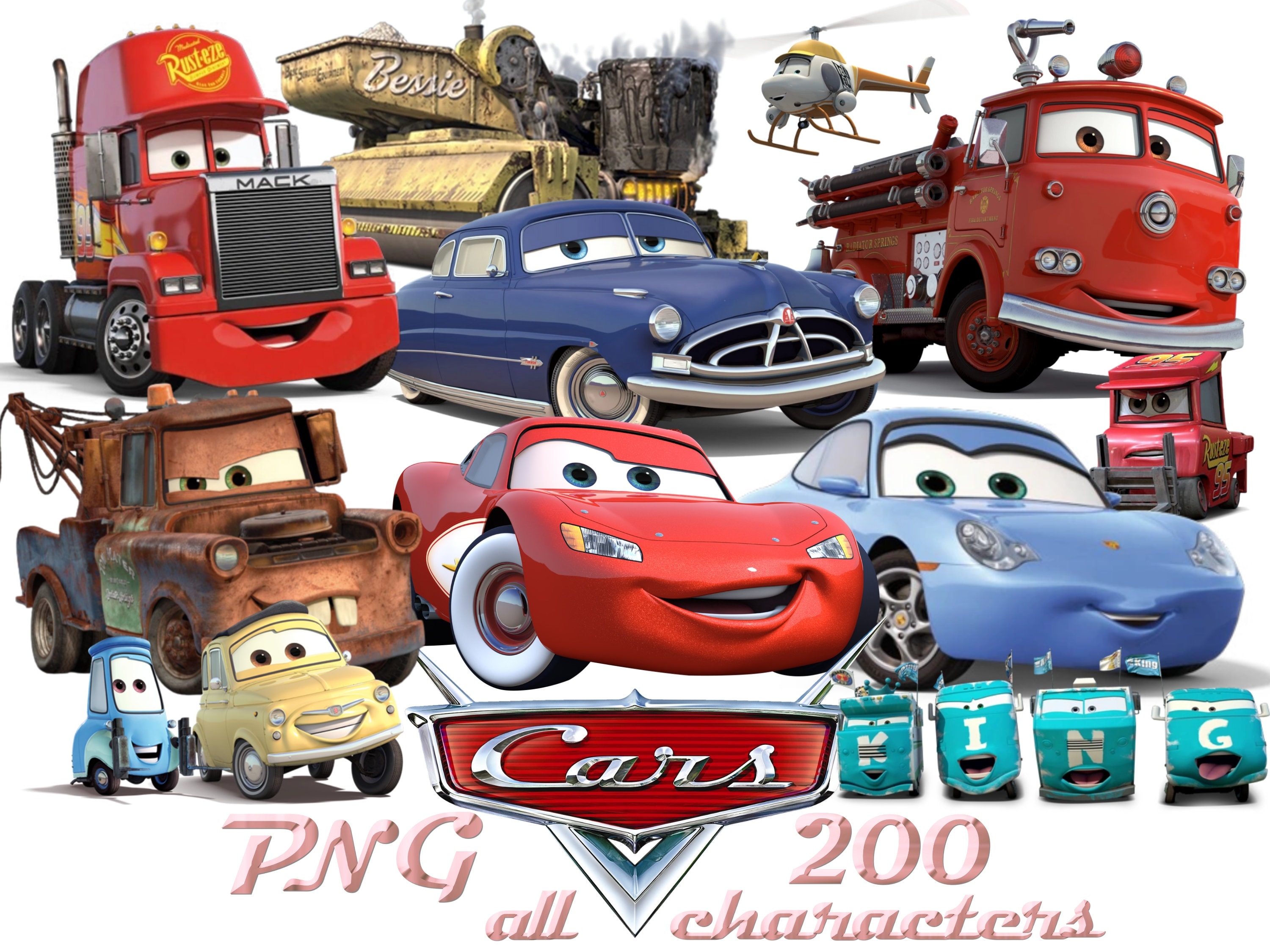 Cars Characters Pictures Png