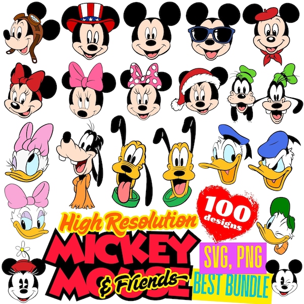 Cara de mickey mouse - Etsy México