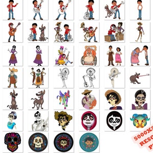 Coco SVG PNG Cliparts Bundle, Coco Sublimation Bundle, Coco Cartoon ...
