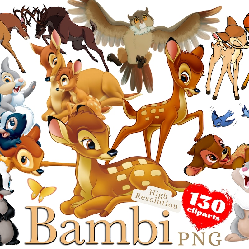 Bambi Digital Paper Bundles - Etsy