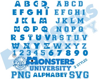 Monsters Themed Alphabet Letters/ Instant Download/ Printable Design ...