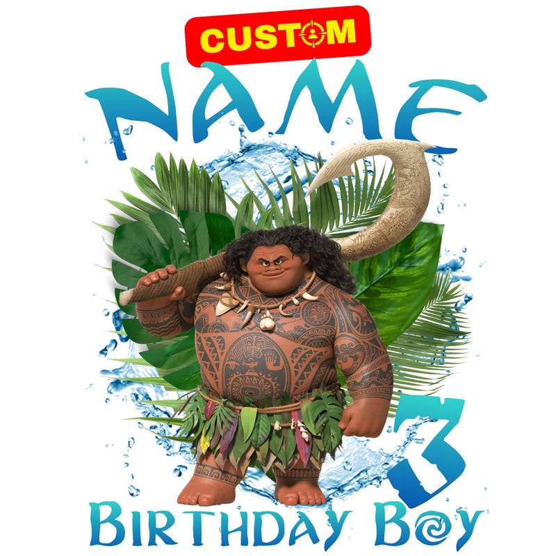 Maui Birthday Toppers - Etsy UK