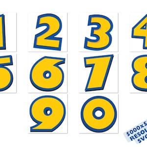 Toy Story Original Alphabet Font SVG, Toy Story Font Letters Numbers ...