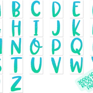 Luca Alphabet Letters Cliparts Bundle, Luca Disney Sublimation Cliaprts ...