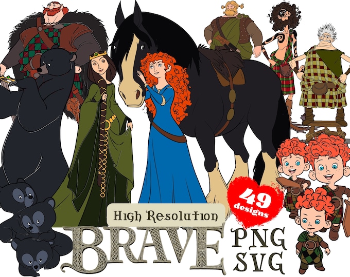 Brave Princess Merida Coloring Pages for Kids Printable Pdf Files Print ...