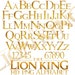 The Lion King Alphabet Letters PNG Cliparts Bundle, the Lion King PNG ...