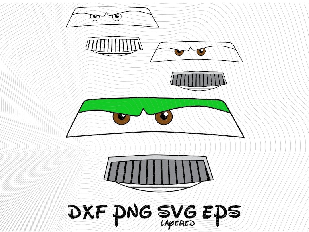 Chick Hicks Face SVG Png Dxf Eps Clipart Logo, Cars SVG Cartoon Clipart ...