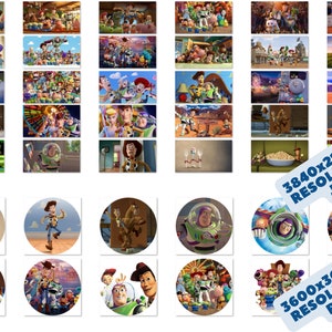 Toy Story Cliparts MEGA Bundle, Toy Story PNG Cartoon Sublimation ...