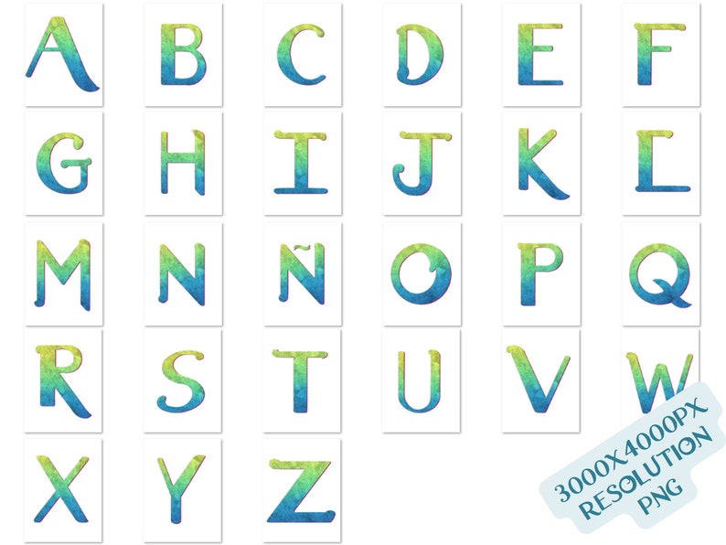 Encanto Alphabet Letters PNG Cliparts Collection, Encanto PNG ...