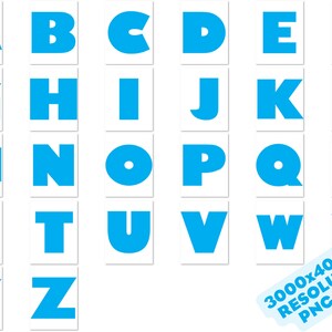 Finding Nemo Alphabet Font Bundle, Finding Nemo Sublimation Bundle ...