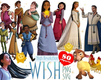 Wish PNG and SVG Cliparts Mega Bundle, Wish Alphabet Font Letters ...