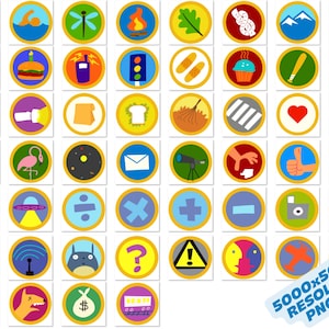 Up Russel's Badges Cliparts Bundle, up Wilderness Explorer Cartoon ...