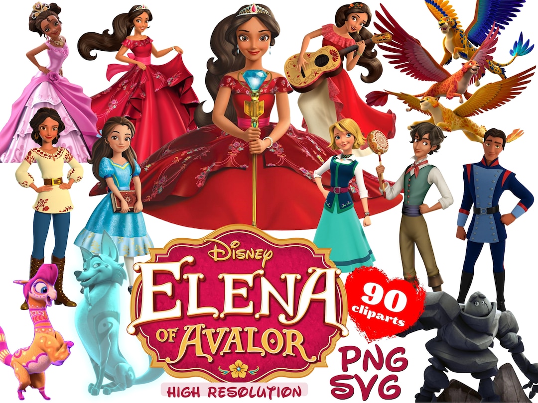 Elena of Avalor PNG and SVG Cliparts Bundle, Elena of Avalor Png Svg ...