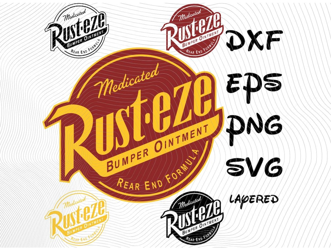 Rust-eze Medicated Bumper Ointment Rear End Formula SVG Png Dxf Eps ...