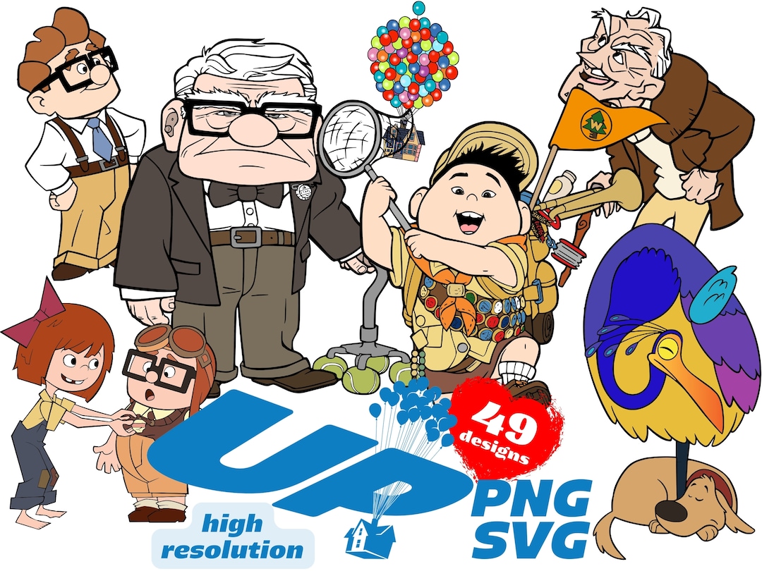 Up SVG Png Cliparts Bundle, up SVG Cartoon Sublimation Cliparts, up ...