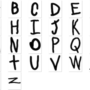Toy Story Andy's Original Alphabet Font SVG, Andy's Toys Box Toy Story ...