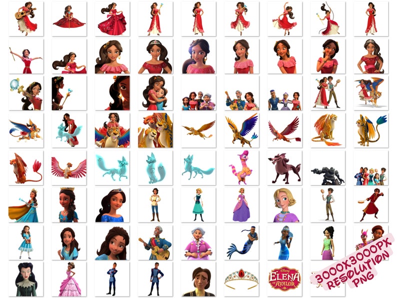 Elena of Avalor PNG and SVG Cliparts Bundle, Elena of Avalor Png Svg ...