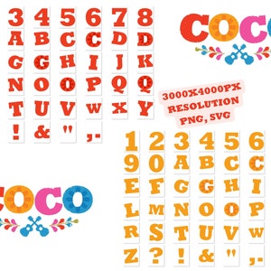 Coco Cliparts Mega Bundle, Coco Sublimation Bundle, Coco Cartoon Movie ...