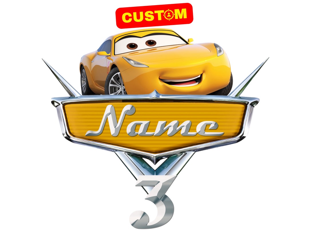 Personalized Cars Cruz Ramirez Custom PNG Cake Topper, Cars Original ...