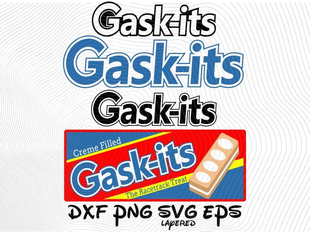 Gask-its Team the Racetrack Treat Logo SVG Png Dxf Eps Clipart, Gask ...