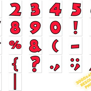 Mickey Mouse Alphabet Font SVG, Mickey Mouse PNG Cartoon Cliparts for ...