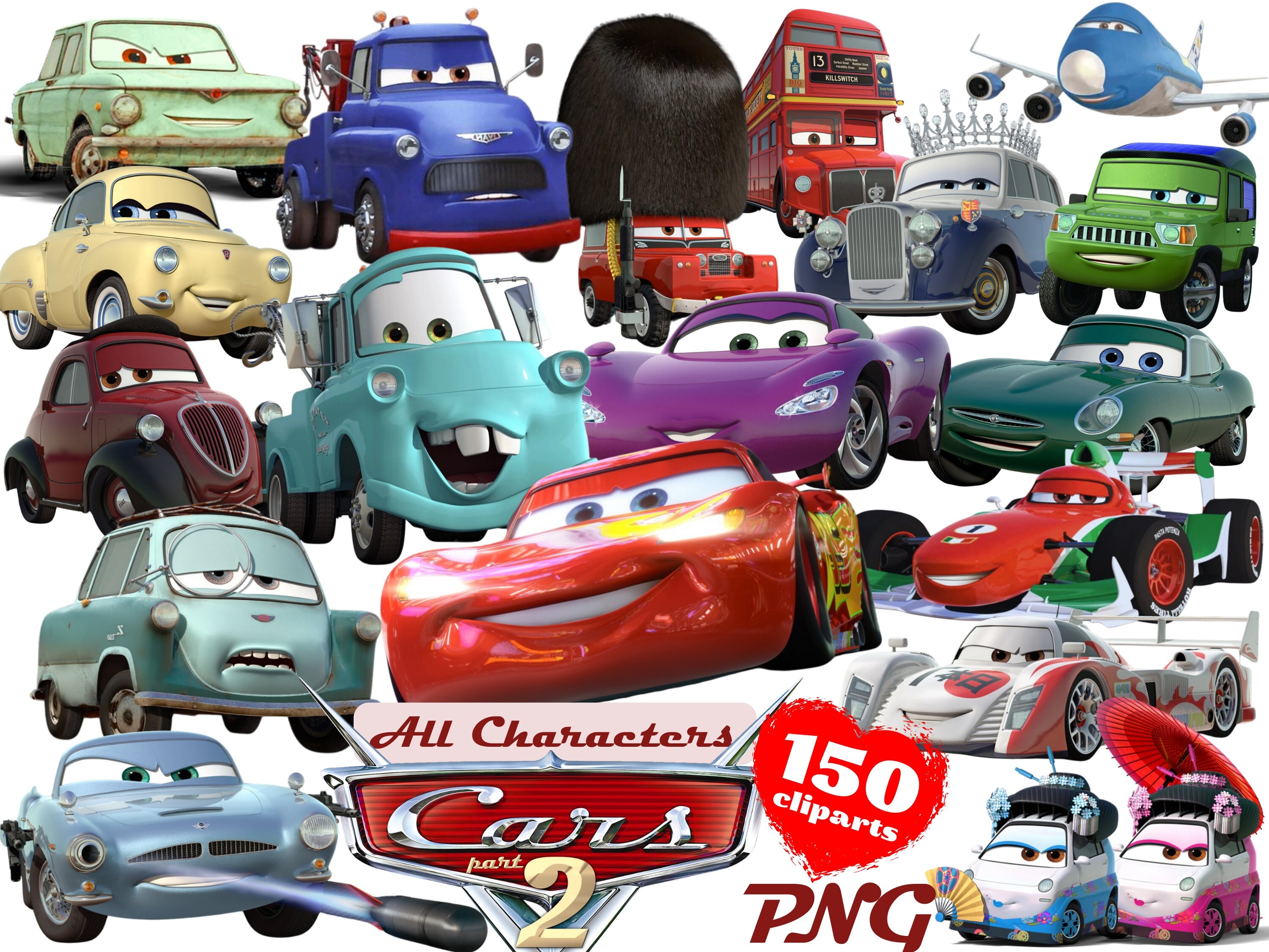 Disney Cars 2 Clipart