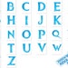 Frozen Alphabet Iced Letters Cliparts Bundle, Frozen PNG Cartoon ...