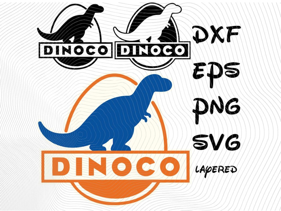 Dinoco Team Logo SVG Png Dxf Eps Clipart, Dinoco Cars SVG Cartoon ...