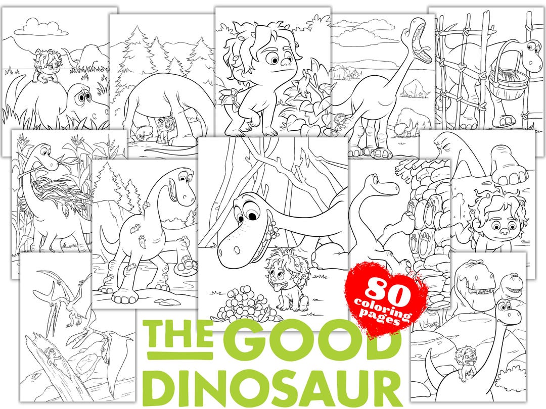 The Good Dinosaur Coloring Book, the Good Dinosaur Coloring Pages Kids ...