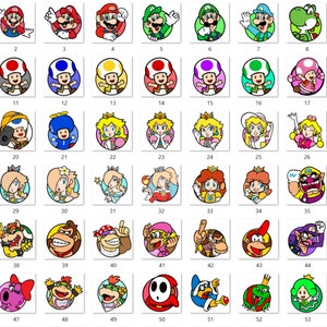 Personalized Super Mario Custom SVG Clipart, Super Mario Original ...