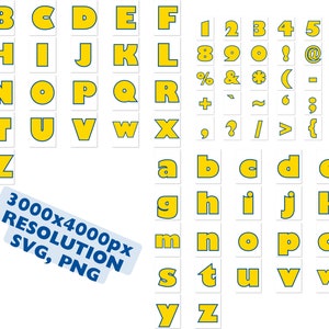 Toy Story Original Alphabet Font SVG, Toy Story Font Letters Numbers ...