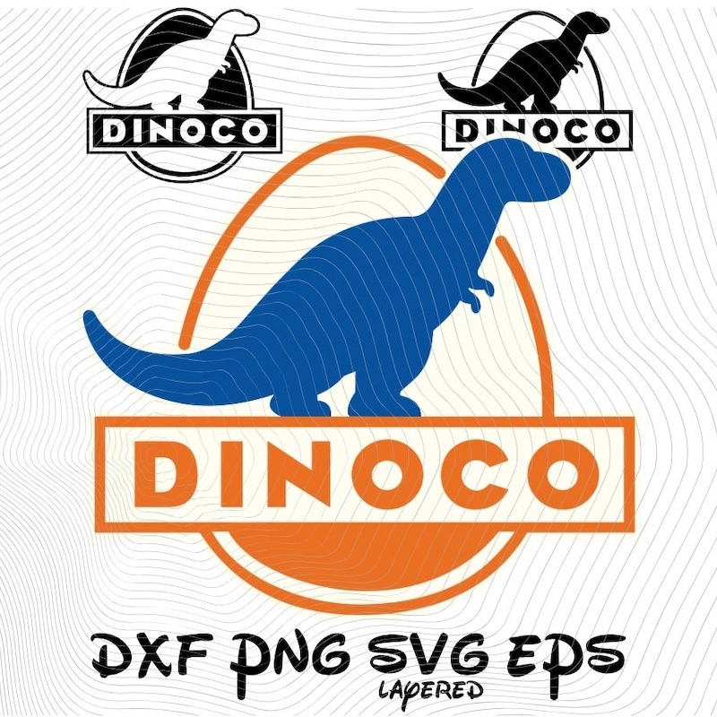 Dinoco Logo - Etsy