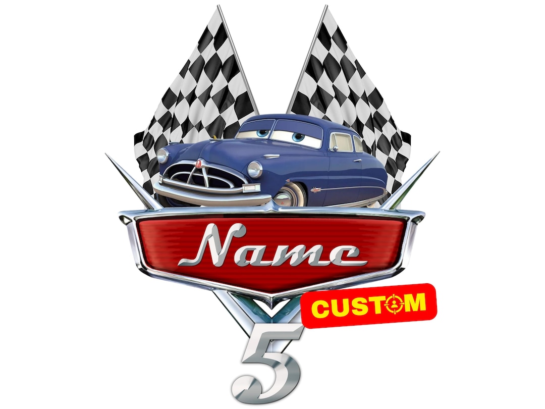 Personalized Doc Hudson Cars Custom PNG Logo, Doc Hudson Original ...