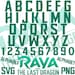 Raya and the Last Dragon Alphabet Letters Cliparts Bundle, Raya and the ...