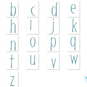 Wish Alphabet Letters Cliparts Bundle, Wish Alphabet Font Letters ...