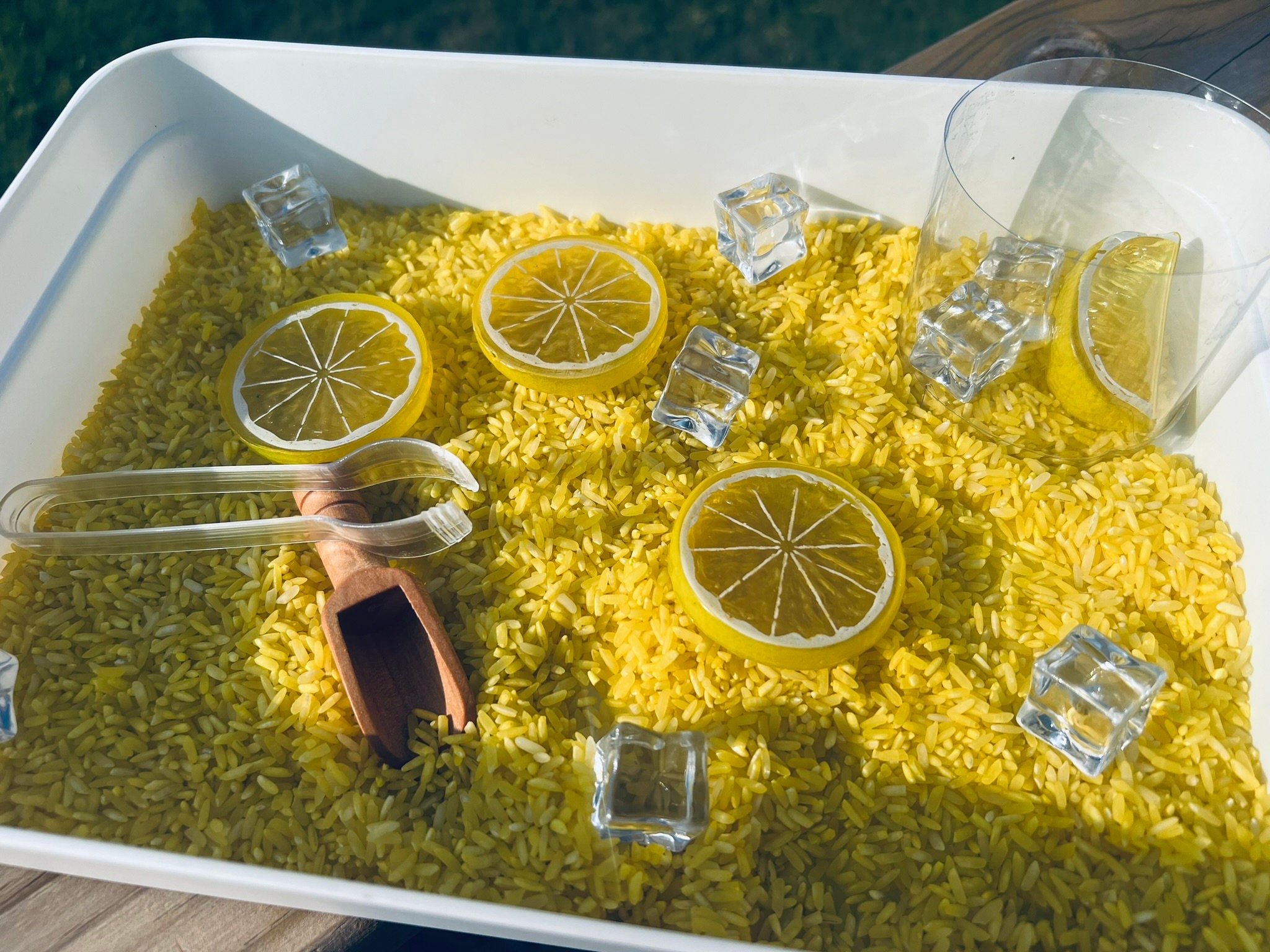 Lemonade Themed Sensory Kit, Mini Sensory Kit, Lemonade Sensory Play ...