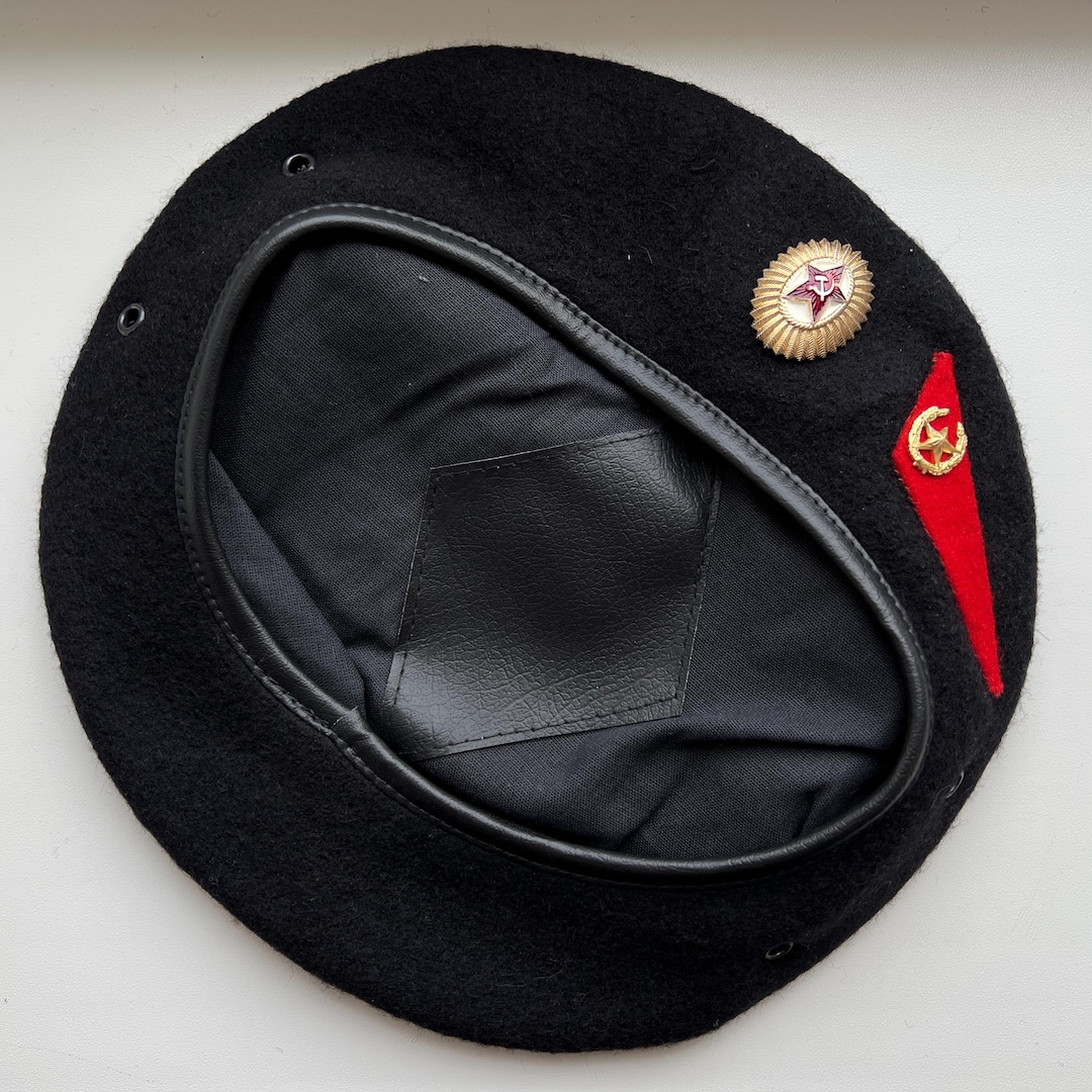 Vintage Soviet Army VDV Military Solider's Beret Cap, 55 Size. - Etsy