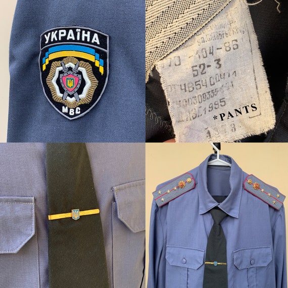 Vintage 1995. Ukraine POLICE Uniform Set | Military M… - Gem