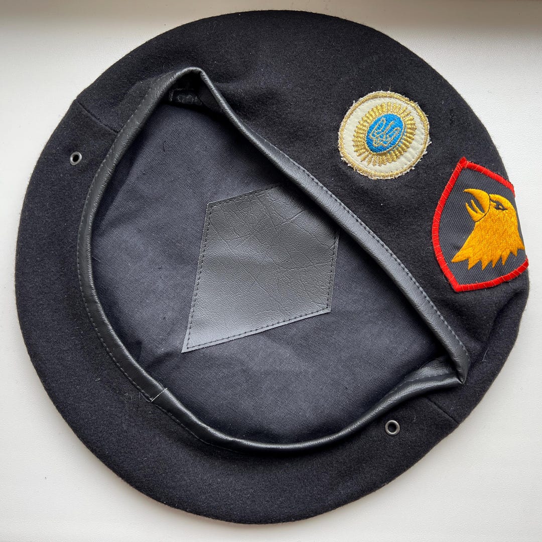Vintage Soviet Ukrainian Spetsnaz OMON MVD Police Militia Beret Cap. 60 ...