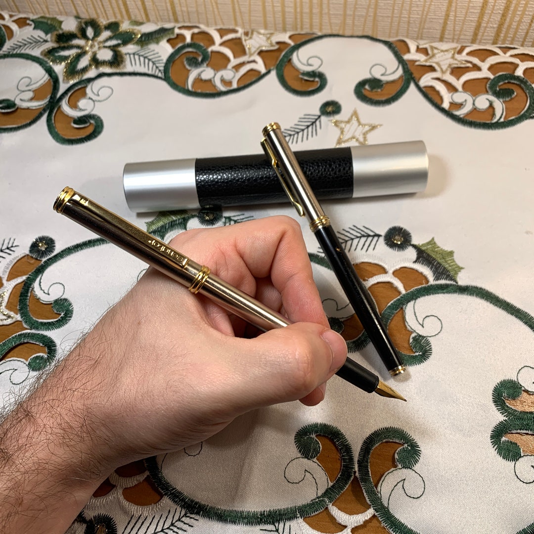 Vintage 1990s Set 2 Pcs Fontain Pen Senator. Made in Germany. - Etsy