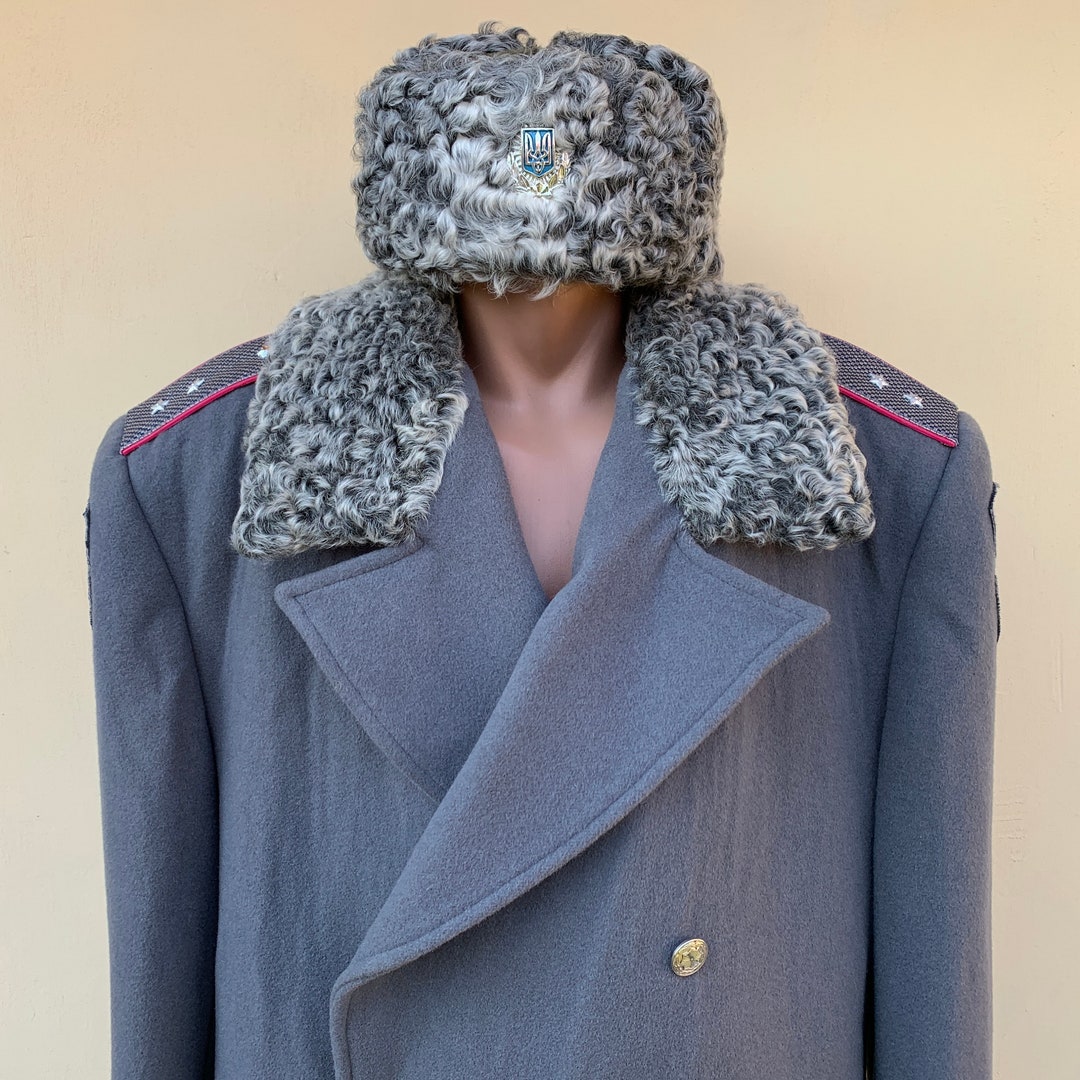 RARE Vintage Ukrainian Police Militia Parade Ceremonial Winter Uniform ...