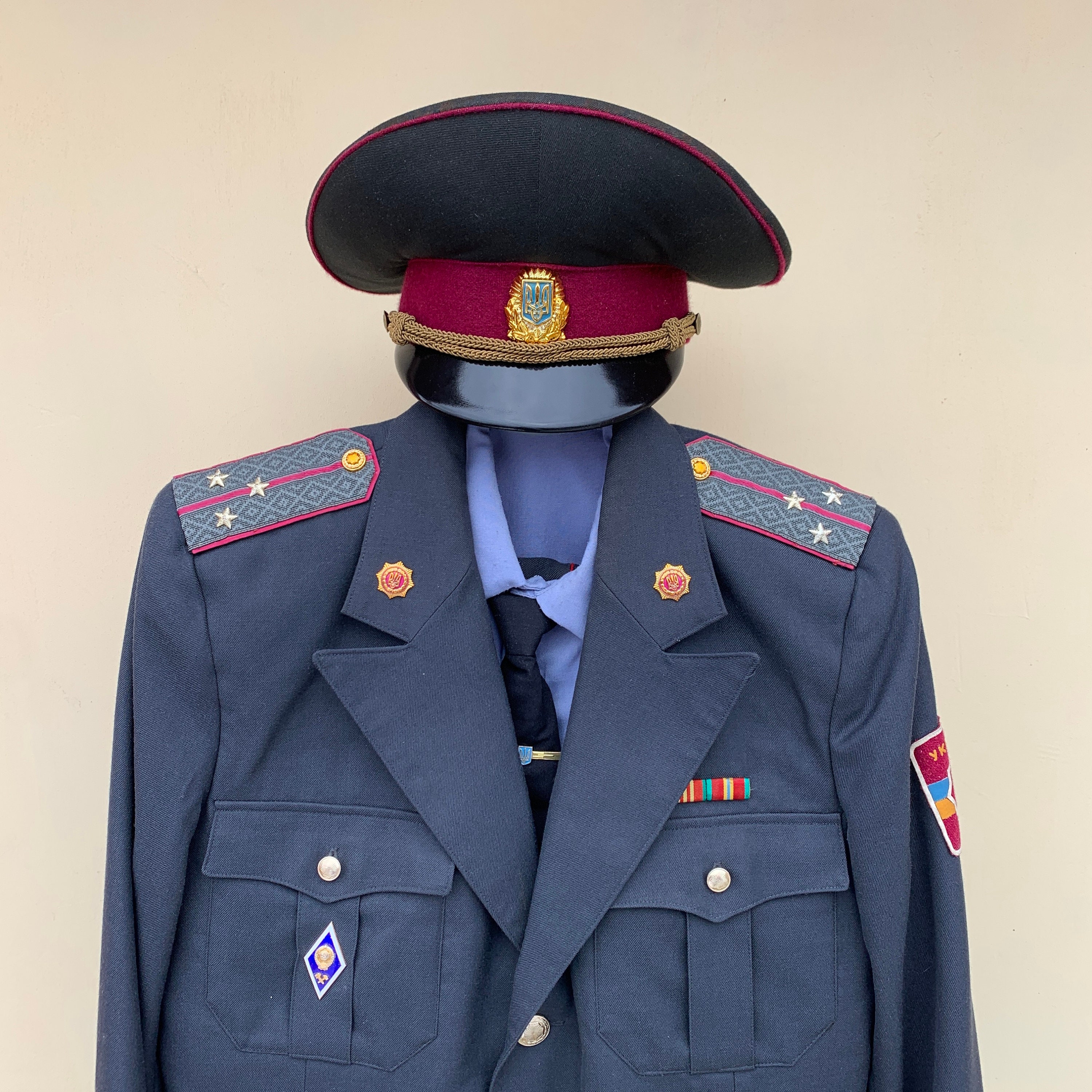 Vintage 1990s POLICE Officer's Uniform Set of the Ukrainian Police, MIA ...